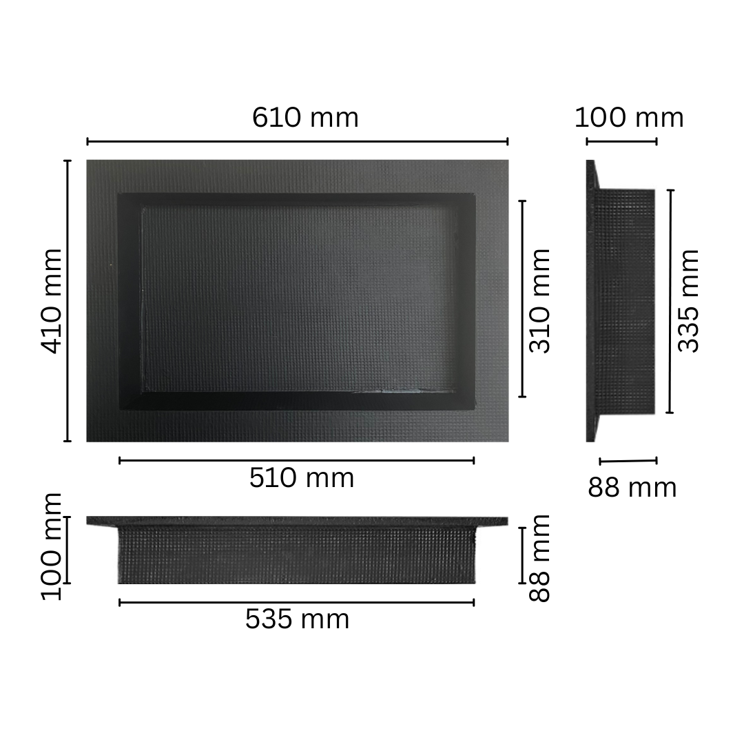 Uniproof® Tileable Shower Niche Rectangle – Uniproof Shop